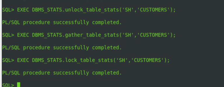 How To Perform Stats Gather In Oracle Database