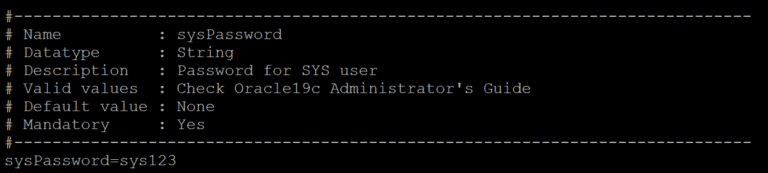 Create And Drop Oracle Database Using DBCA Silent Method