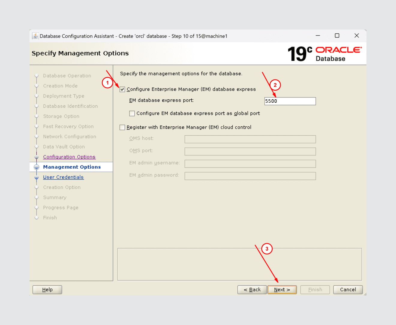 How To Create Oracle Database Using Gui