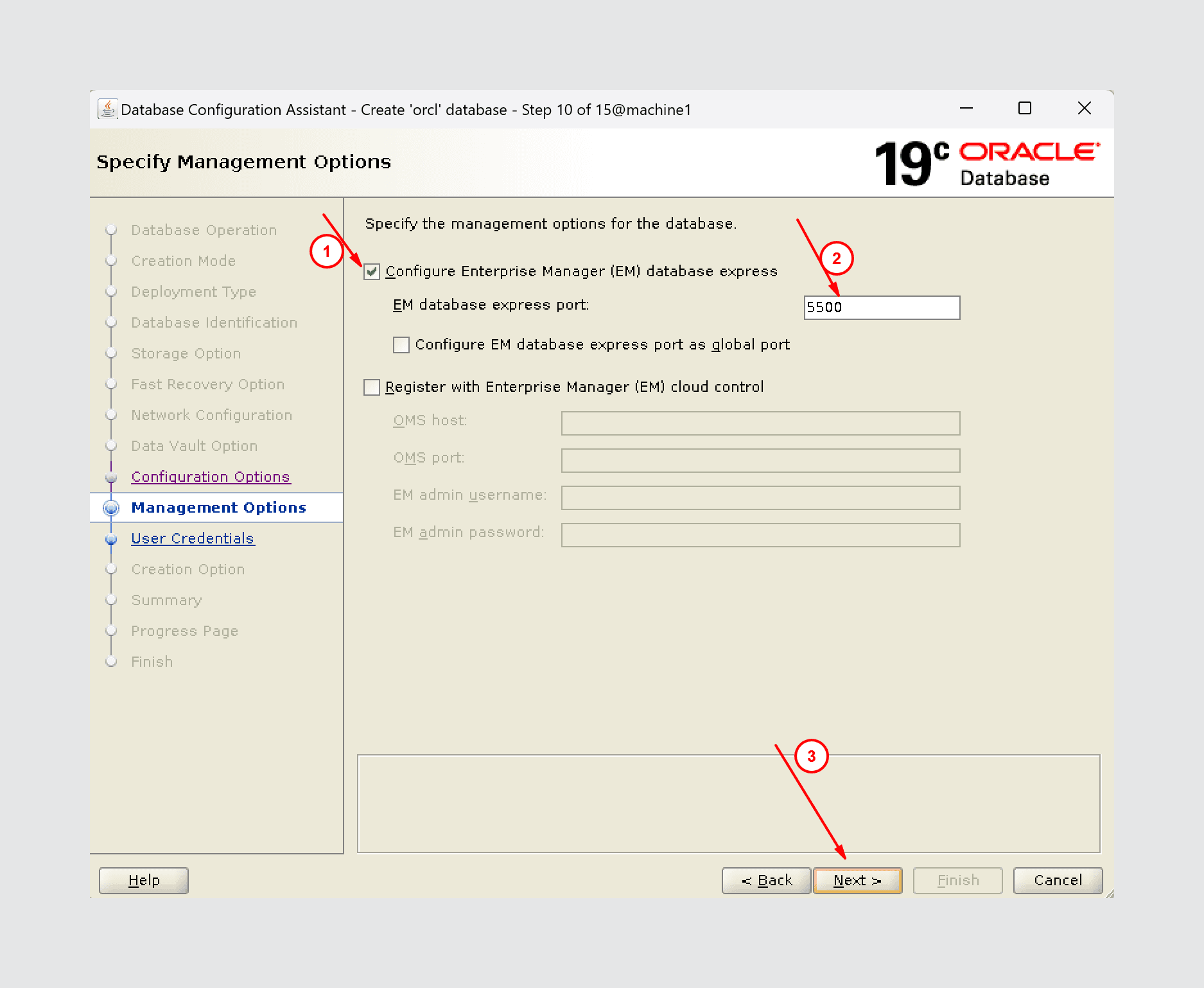 How To Create Oracle Database Using Gui 0060