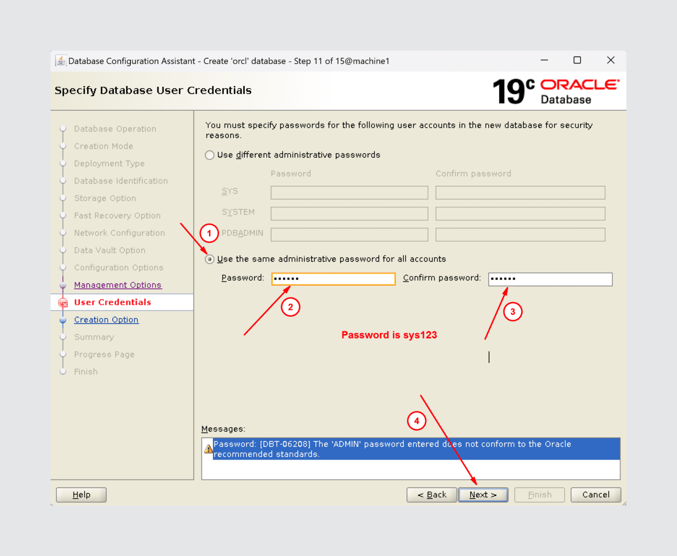 How To Create Oracle Database Using Gui