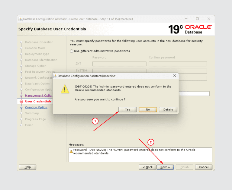 How To Create Oracle Database Using Gui
