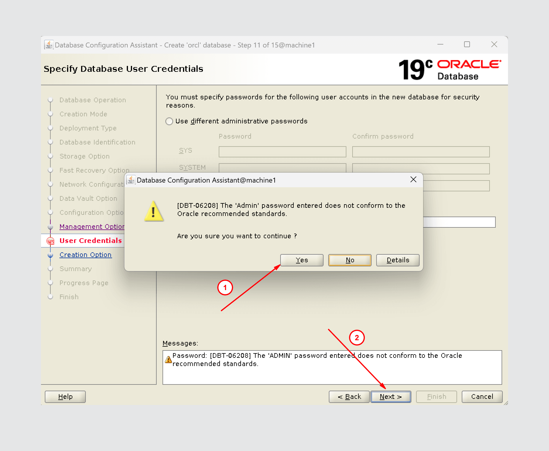 How To Create Oracle Database Using Gui