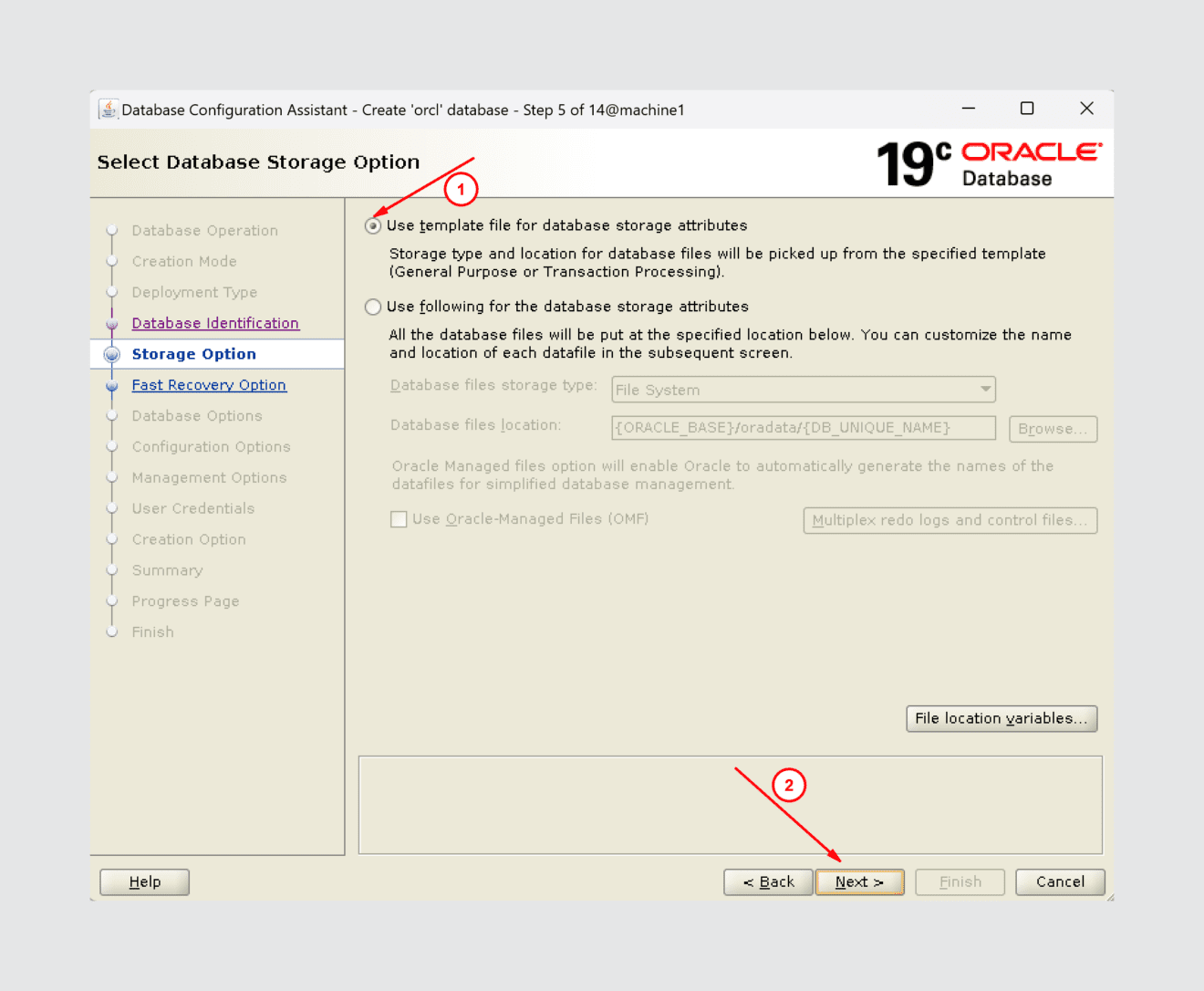How To Create Oracle Database Using Gui