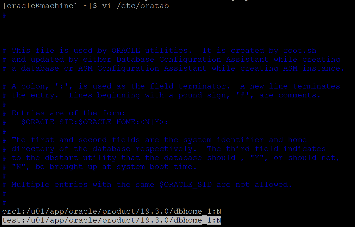 Create Oracle Database Manually