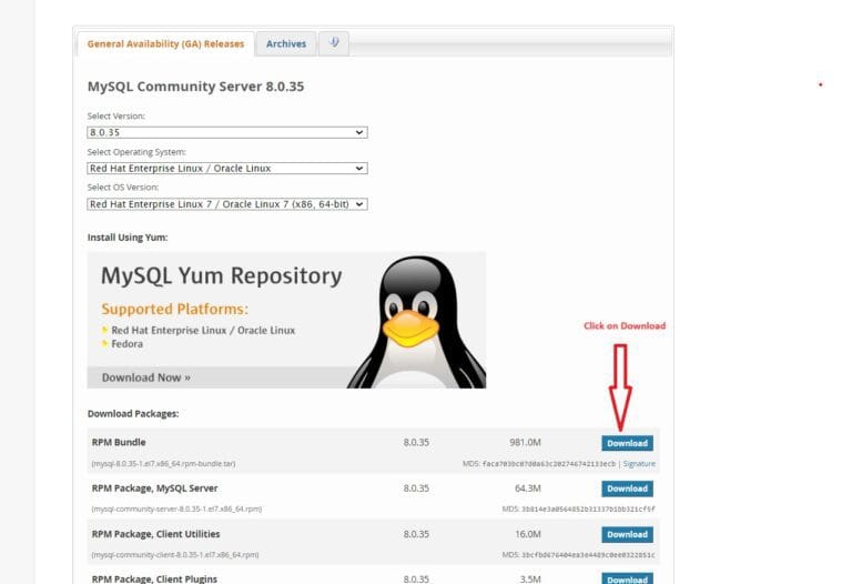 Install Mysql In Linux Redhat Step By Step Guide