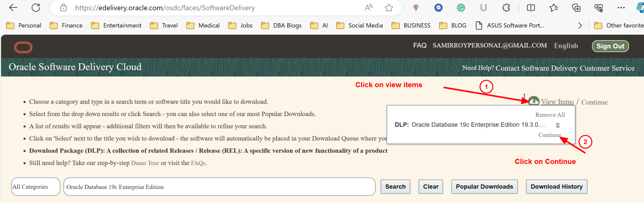 How To Download Oracle 19c Client