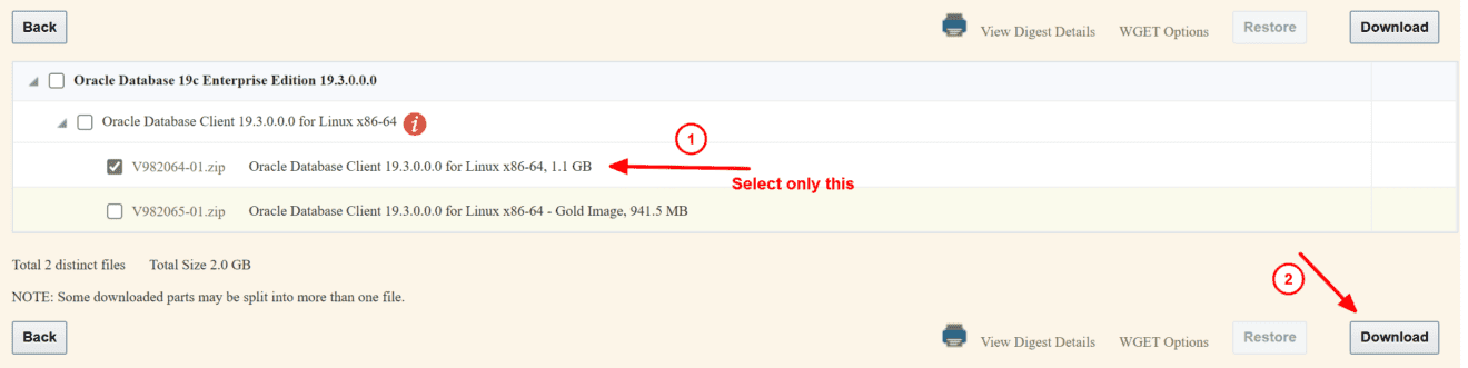 How To Download Oracle 19c Client