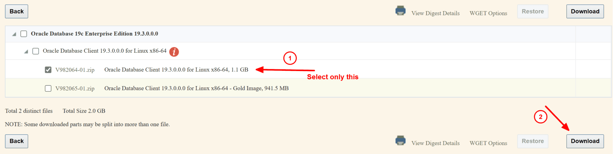 How To Download Oracle 19c Client