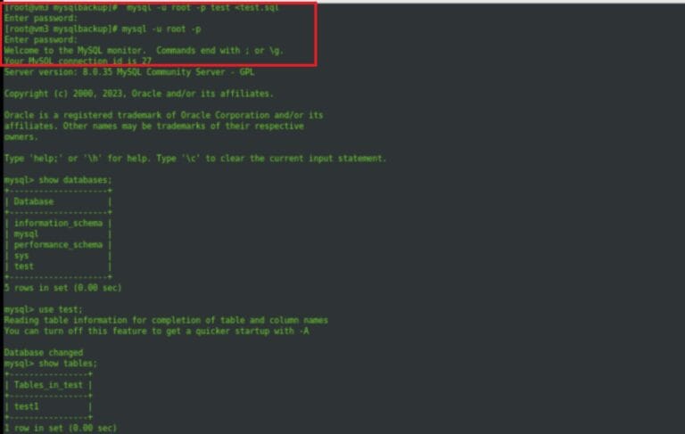 How to Restore Mysql Database and Tables How to Restore Mysql Database and Tables