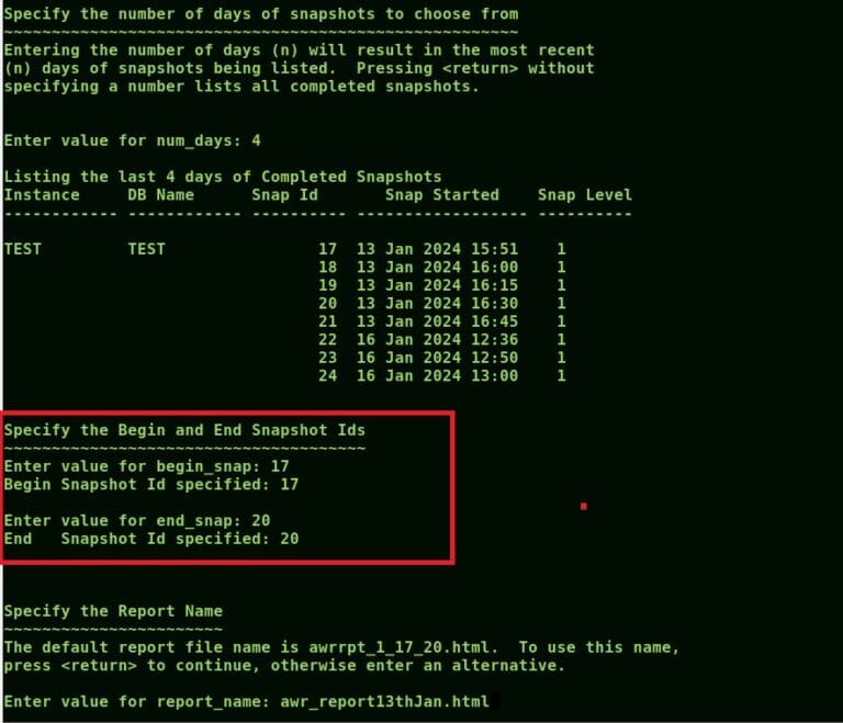 How To Generate AWR Report In Oracle : - DBA POSTMORTEM How To Generate AWR Report In Oracle : - DBA POSTMORTEM