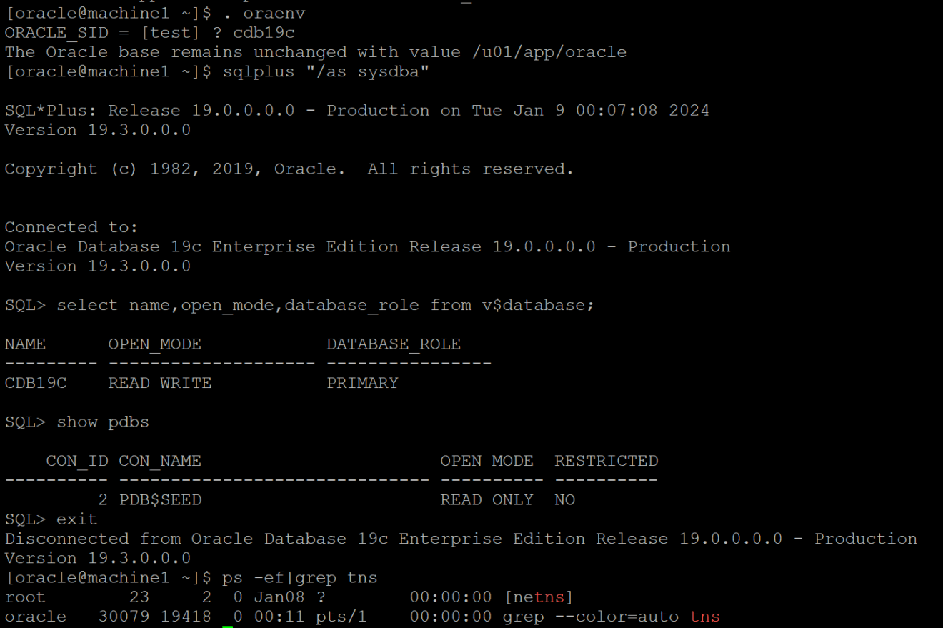 Create Oracle Cdb Using Dbca Silent Method 0057