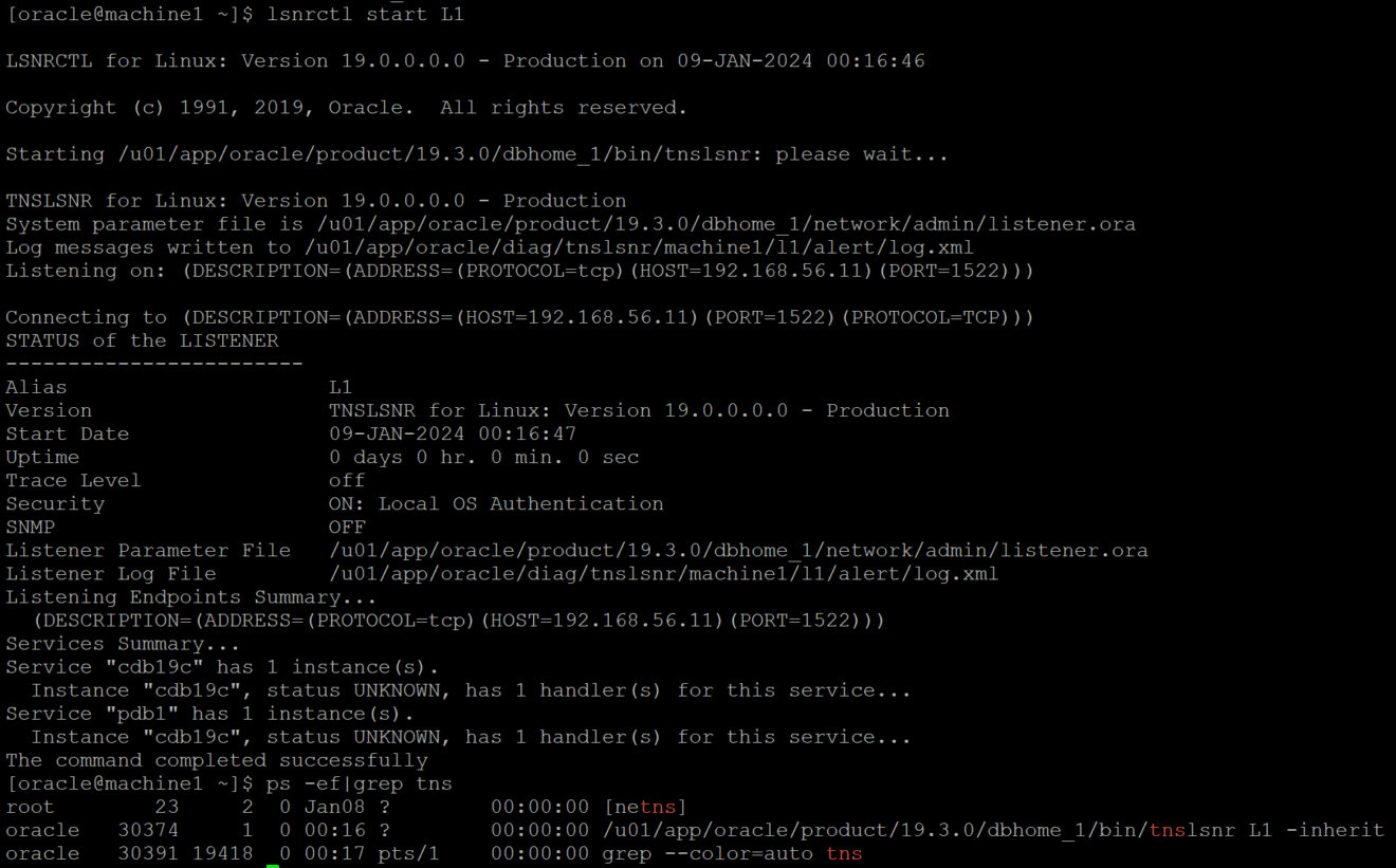 Create Oracle CDB Using DBCA Silent Method