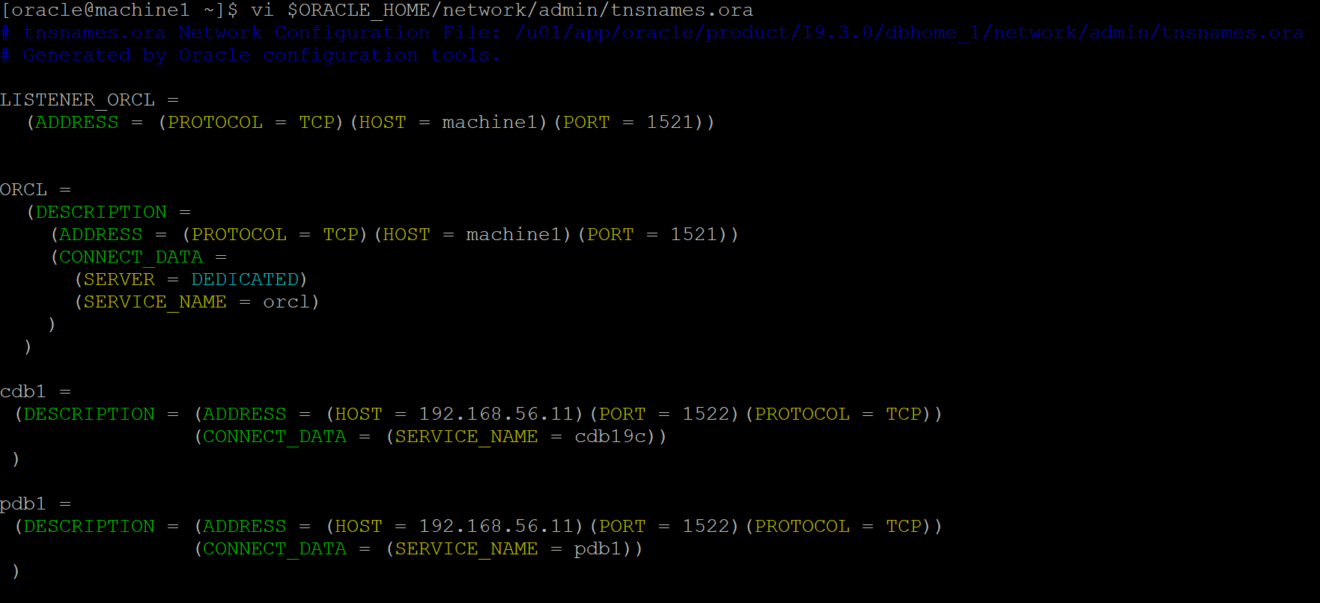 Create Oracle CDB Using DBCA Silent Method