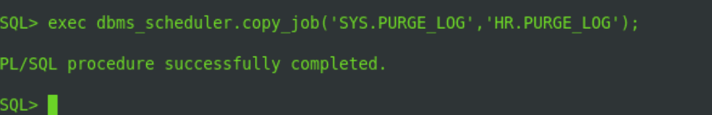 How To Get Ddl Of A Dbms Scheduler Job Under Sys Schema