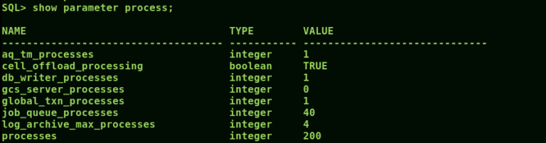 ORA-00020: Maximum Number Of Processes Exceeded