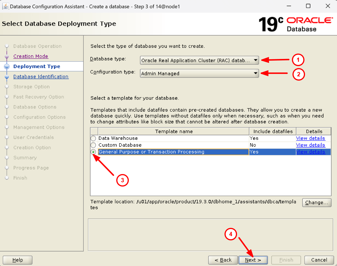 Create Rac Database Using Dbca Easy Step By Step Guide