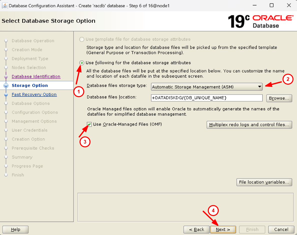 Create Rac Database Using Dbca Easy Step By Step Guide
