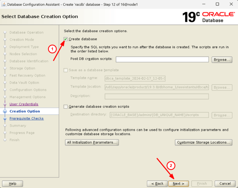 Create Rac Database Using Dbca Easy Step By Step Guide