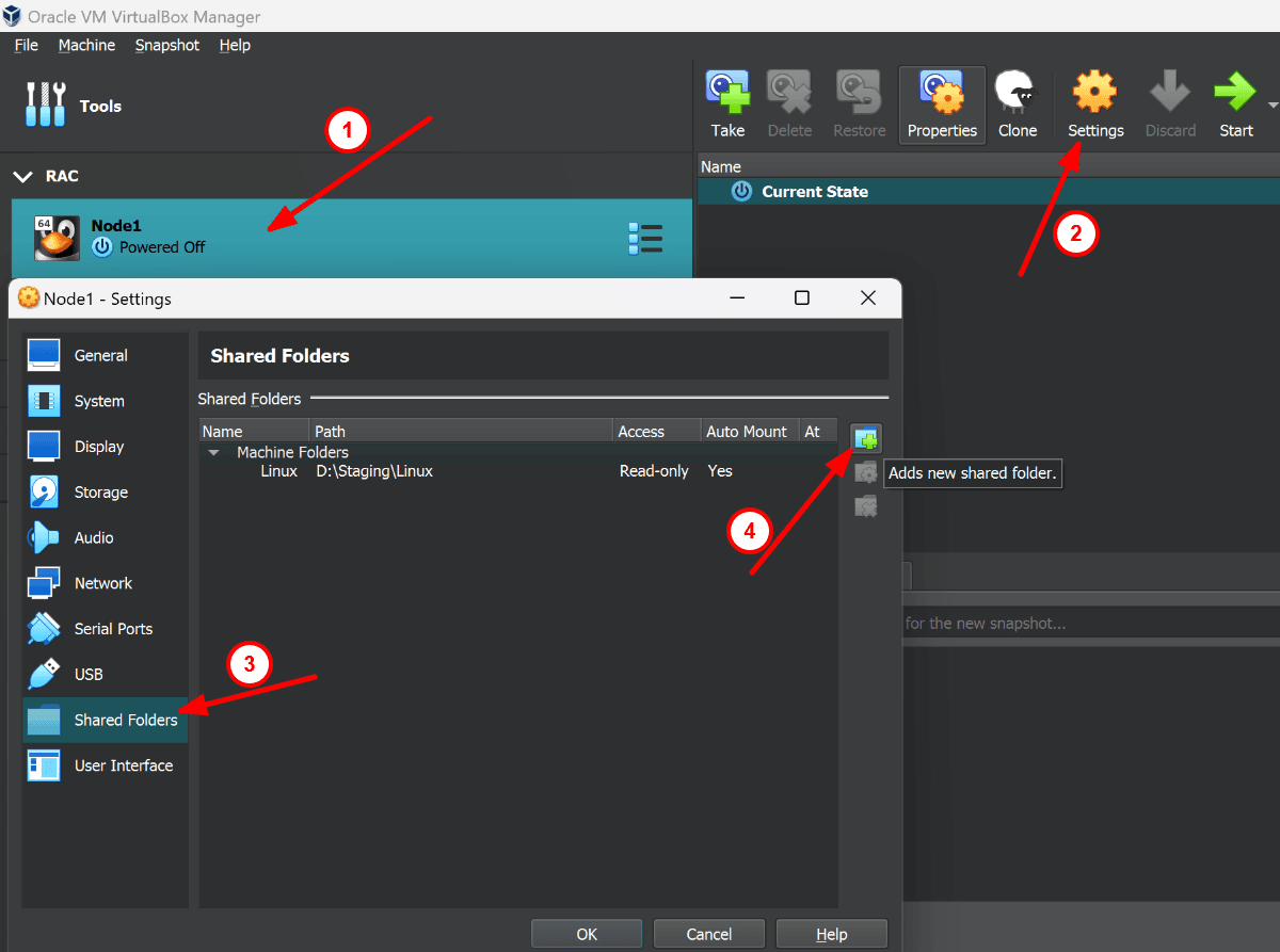 How To Create Shared Folder In Virtualbox 7