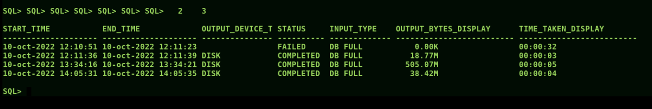 How To Check Rman Backup Status In Oracle