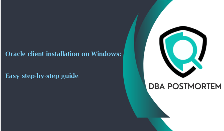 Oracle Client Installation On Windows: Easy Guide