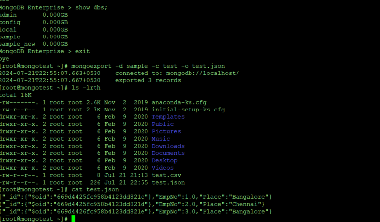 Mongoexport And Mongoimport With Examples Easy Guide