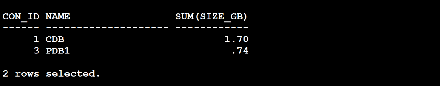Check Cdb Size And Pdb Size In Oracle Database Easy Guide
