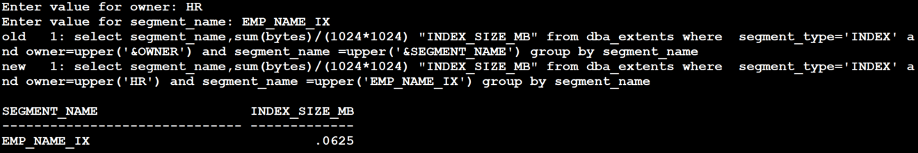 How To Check Index Size In Oracle: Easy Guide