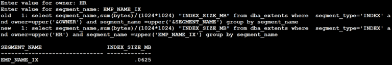 How To Check Index Size In Oracle: Easy Guide