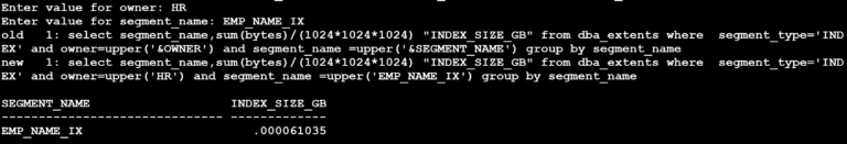 How To Check Index Size In Oracle: Easy Guide