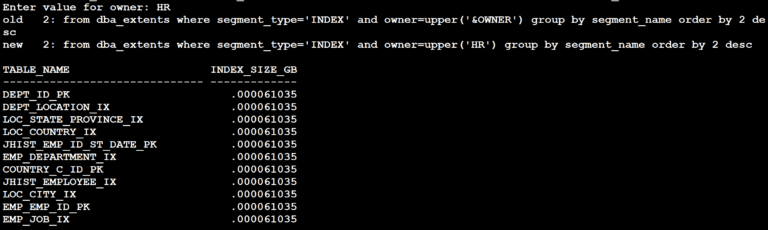 How To Check Index Size In Oracle: Easy Guide