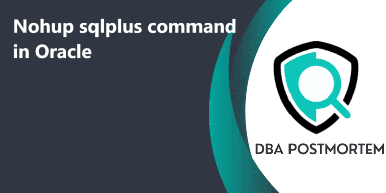 Nohup Sqlplus Command In Oracle Easy Guide 3432