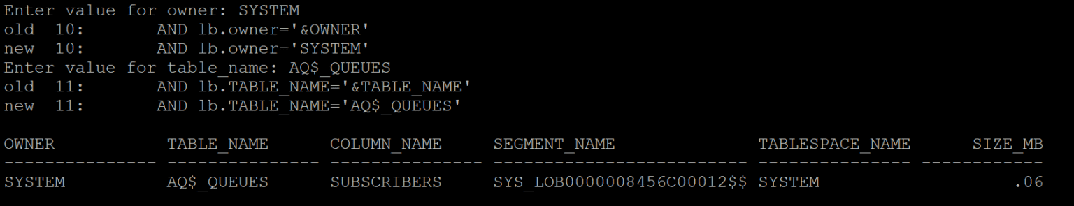 Easily Query LOB Segment Size In Oracle Tables – Easy Guide