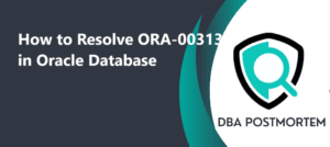 How To Resolve ORA-00313 In Oracle Database : Easy Guide