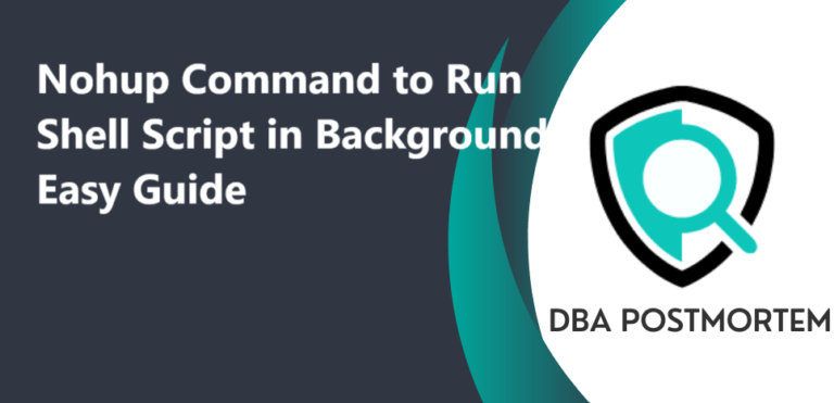 Nohup Command To Run Shell Script In Background Easy Guide