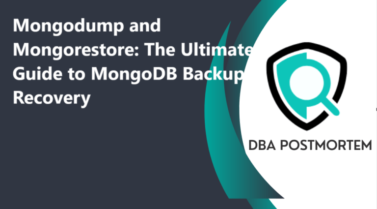 Mongodump And Mongorestore : Easy Guide For MongoDB Backup & Recovery